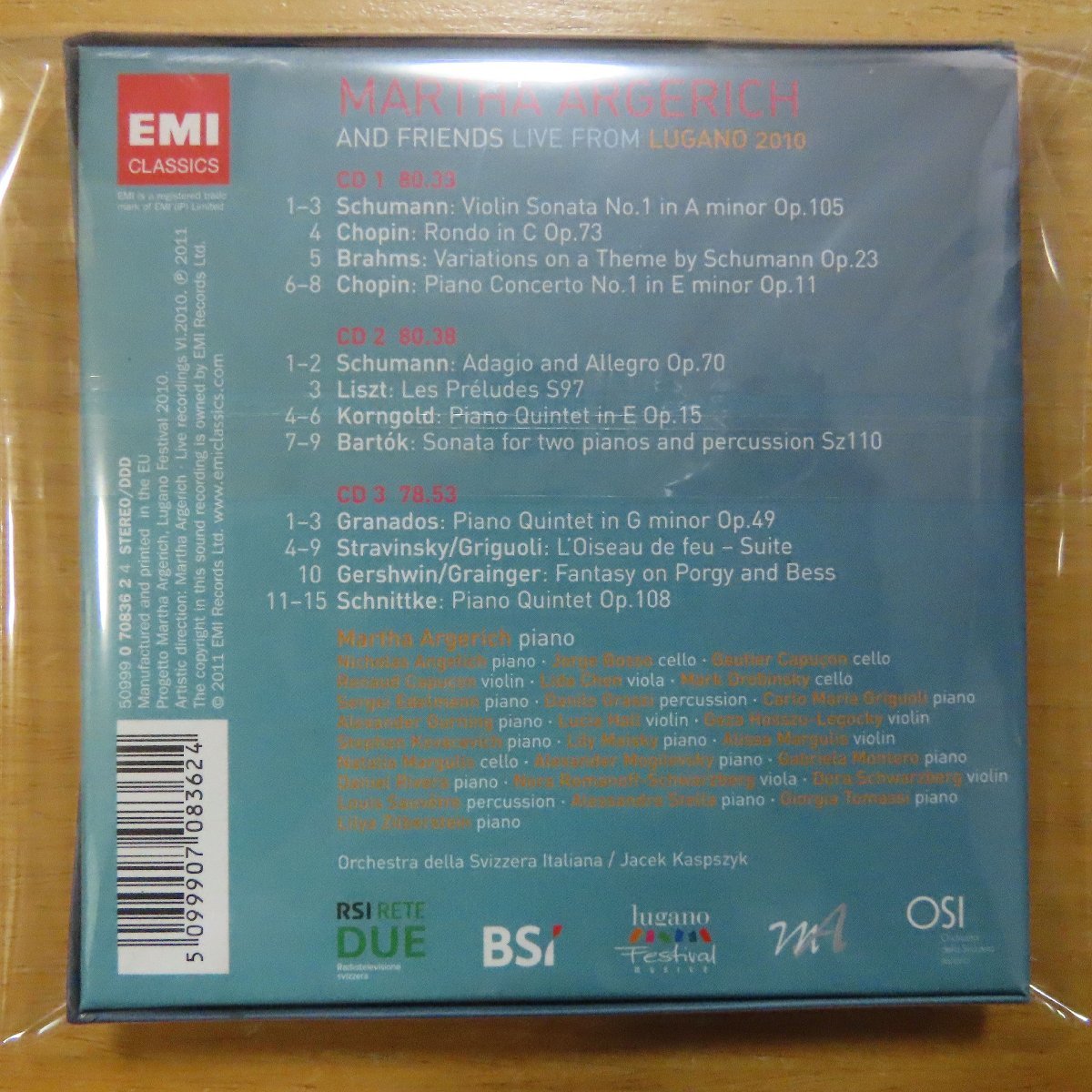 Yahoo!オークション - 41038063 【3CD】アルゲリッチ / LIVE FROM LUGA...