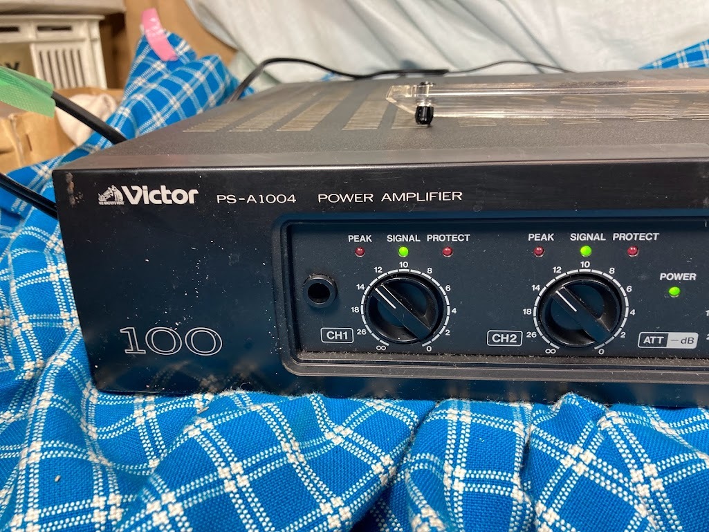 15周年感謝セール VICTOR 4チャンネル パワーアンプ PS-A1004 完動品 3ヶ月保証 230127−4(ビクター)｜売買されたオークション情報、yahooの商品情報をアーカイブ ...