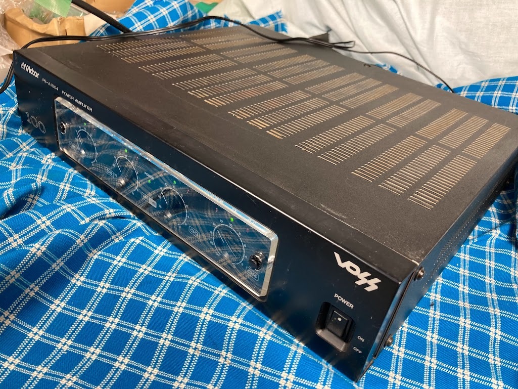 Yahoo!オークション - VICTOR 4チャンネル パワーアンプ PS-A1004 完動...