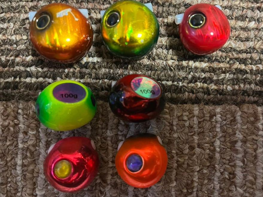 タイラバ タングステン ジャッカル ビンビン玉 ダイワ 紅牙 ハヤブサ フリースライド 80g 90g 100g 120g 7個セット(メタルジグ)｜売買されたオークション情報、yahooの ...
