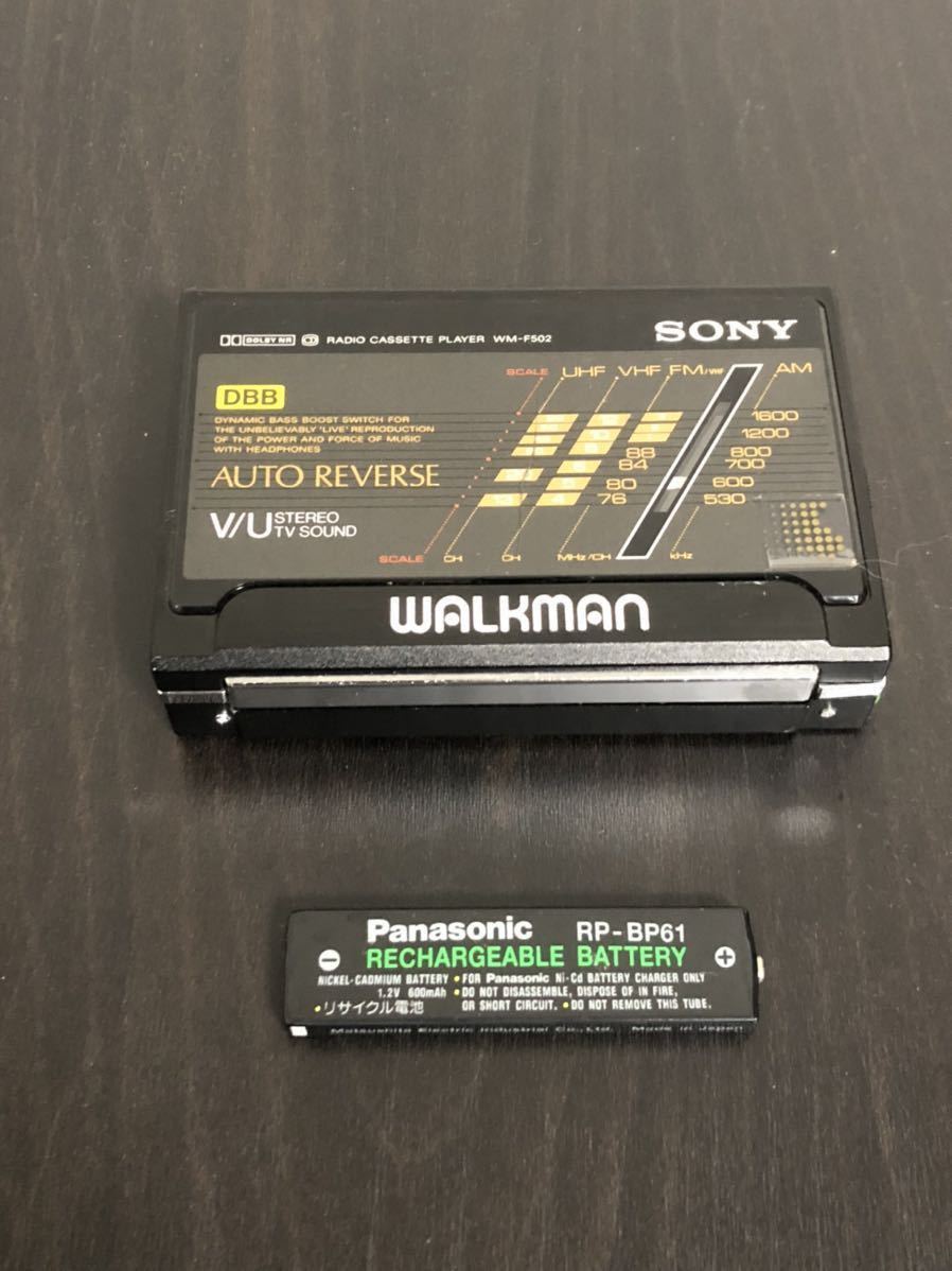 Yahoo!オークション - レトロ SONY WALKMAN WM-F502 ソニー カセットウ...