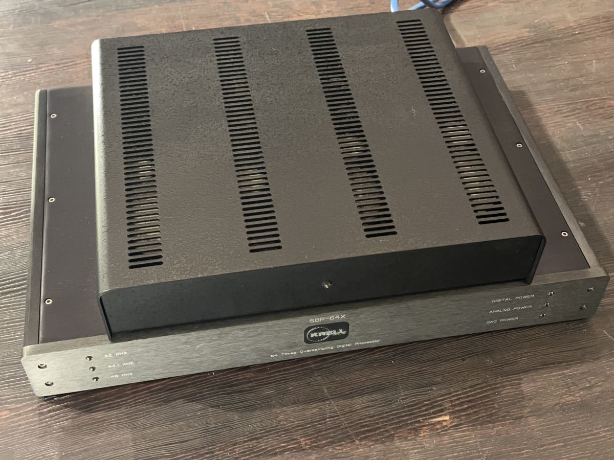 Krell Sbp 64x Sbp 64ps Rf国内正規品 クレルdaコンバーター モトローラー製dsp 56001 Dspタイプdac