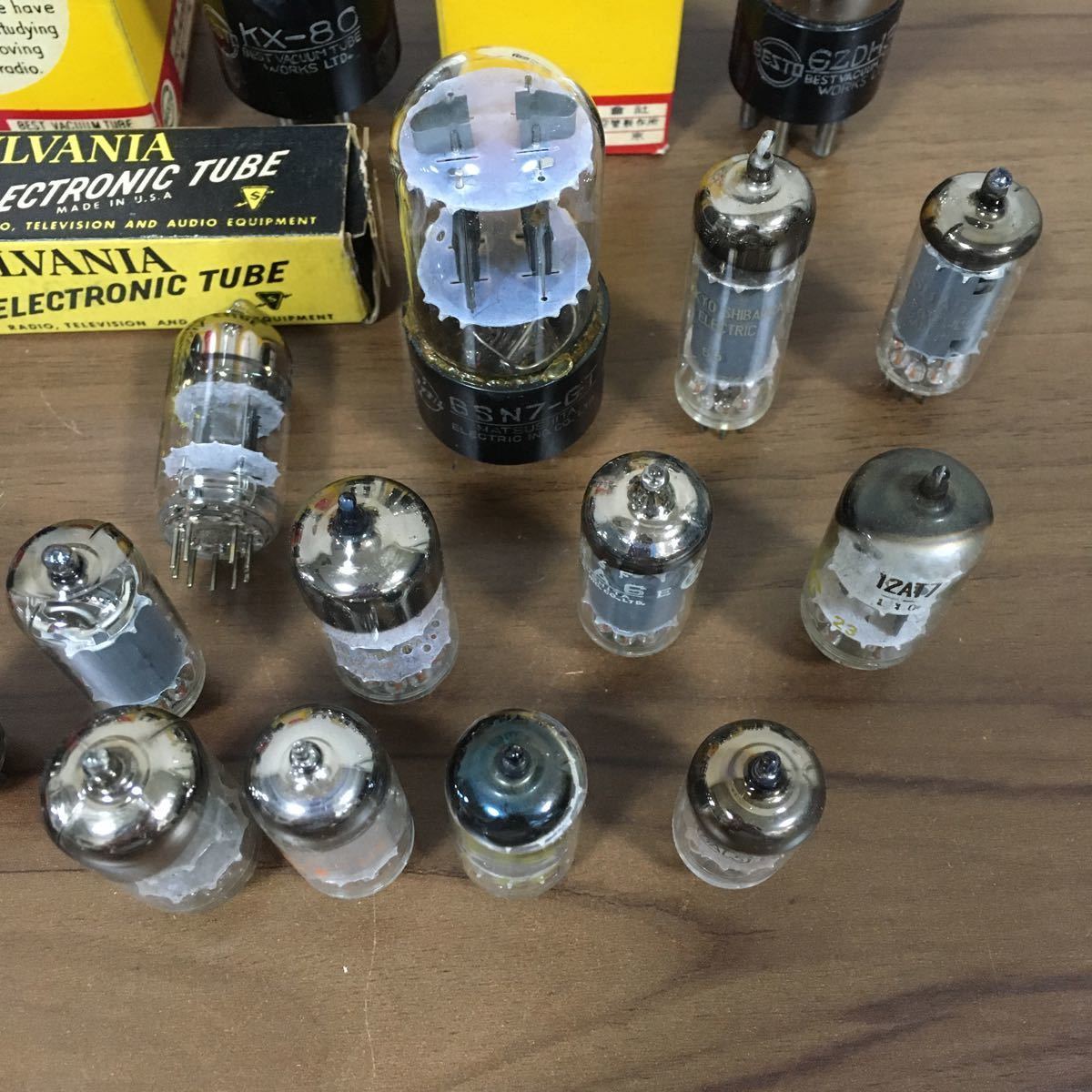 Yahoo!オークション - DON 80K 57S BESTベスト KX-80 他 SYLVANIA 1A7G...