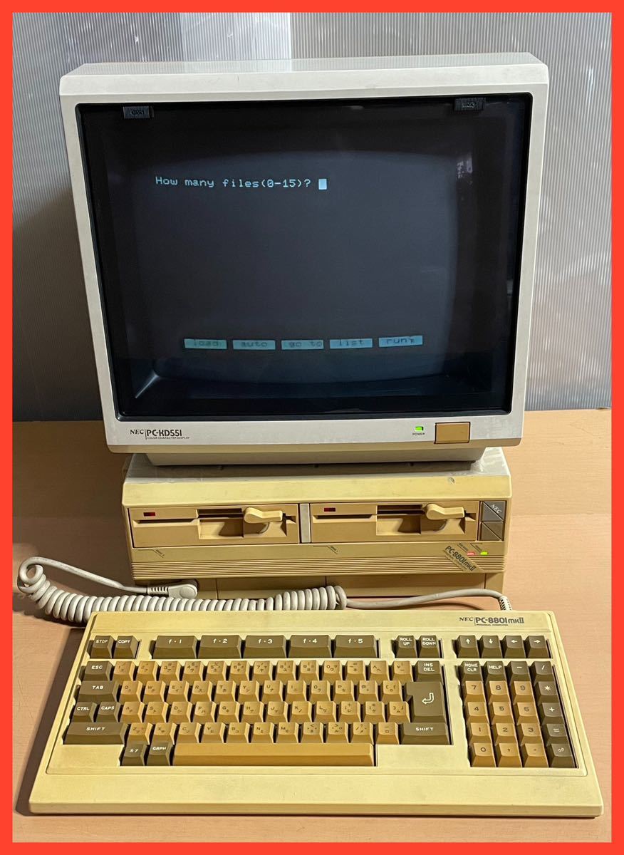 Yahoo!オークション - AO0106.1 PC-8801 mk2 デスクトップ PC-KD551 カ...