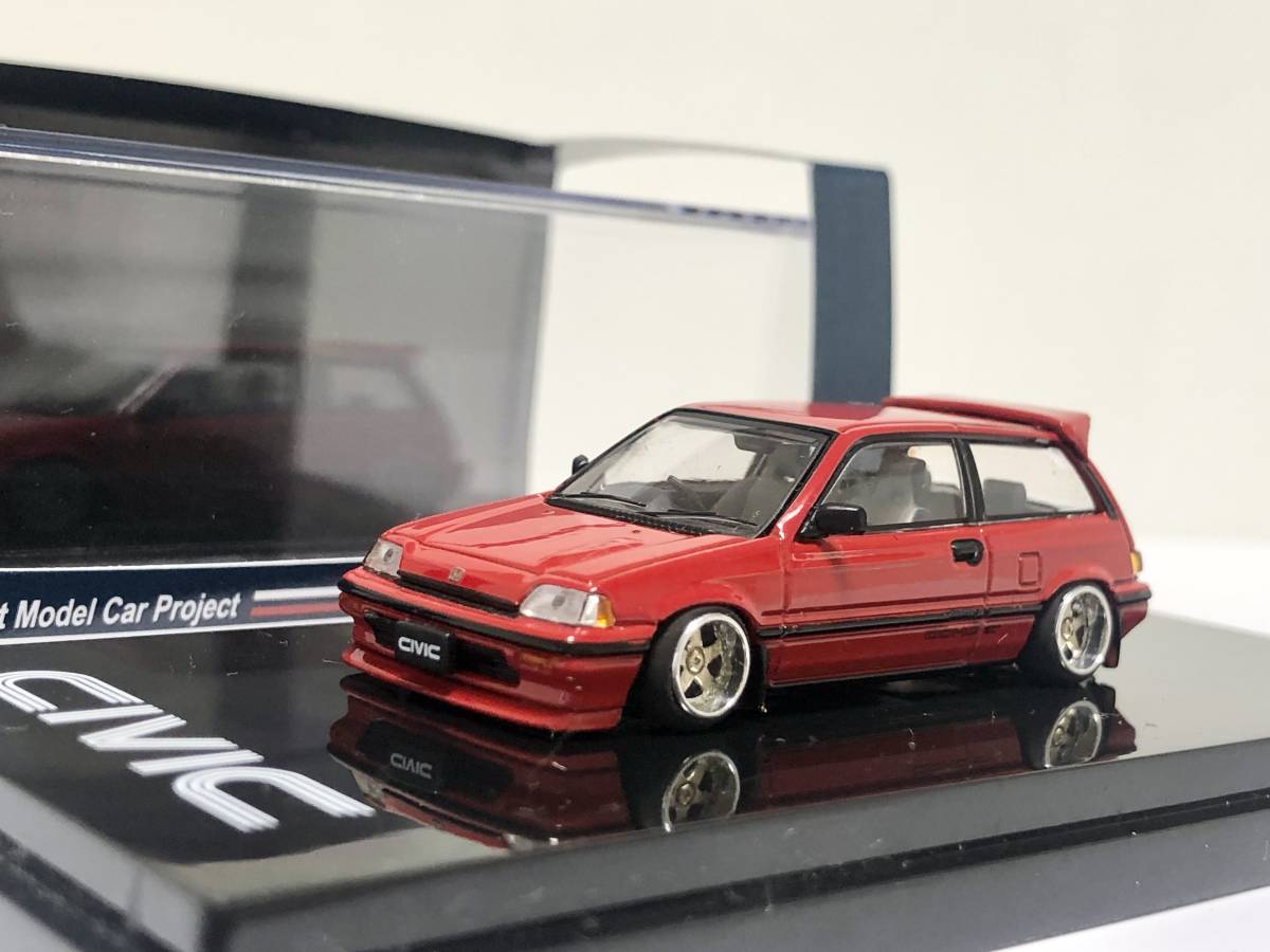 ホビージャパン 1/64 ホンダ CIVIC Si AT 1984 カスタムバージョン ワンダーシビック レッド 改 深リム(乗用車)｜売買されたオークション情報、yahooの商品情報を ...