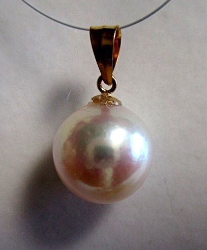 Yahoo!オークション - 【 M 】14KGF あこや真珠ペンダントトップ