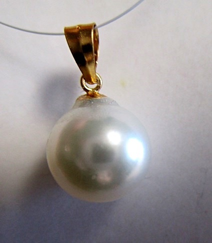 Yahoo!オークション - 【 M 】14KGF アコヤ真珠ペンダントトップ②