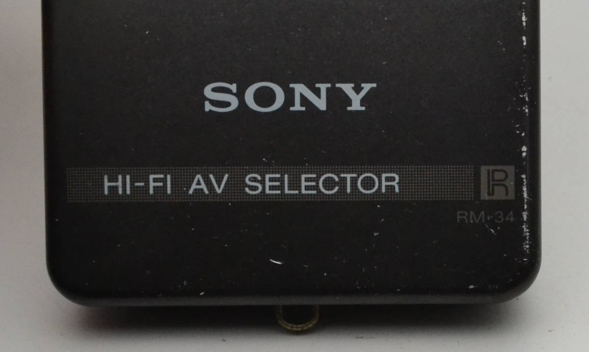Yahoo!オークション - 【A136】ソニー/SONY/RM-34/リモコン/動作確認済...