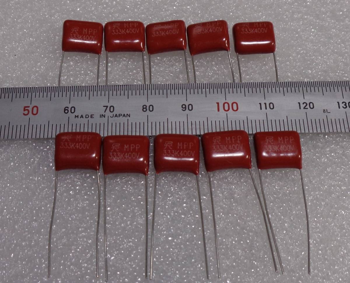 真空管ラジオ レストア用 METALLIZED フィルム コンデンサ1500pF±5%/800V 5個 2200pF±10%/630V 5個 計10個組｜家電、AV、カメラ