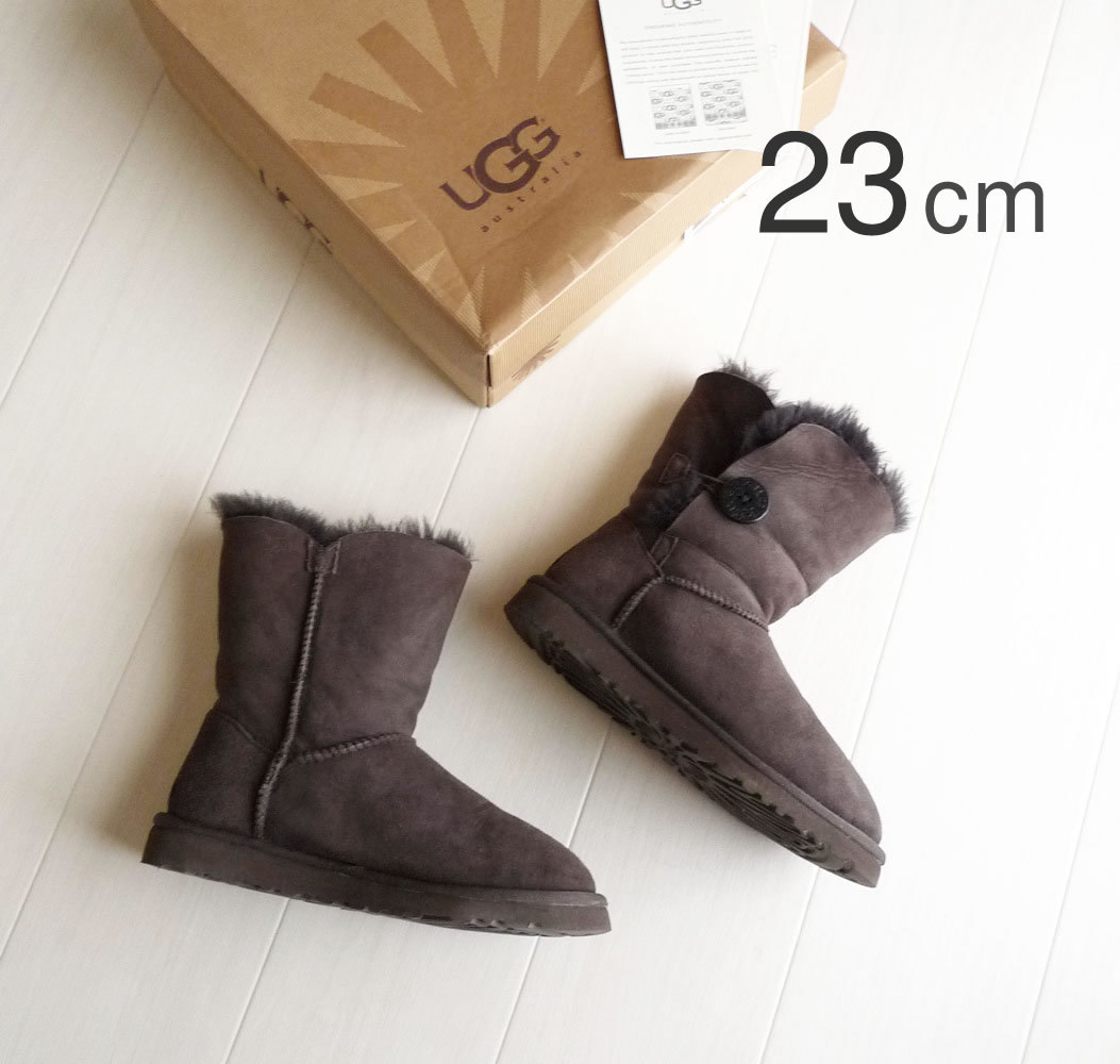 Yahoo!オークション - UGG アグ ムートンブーツ 23cm「BAILEY BUTTON I...