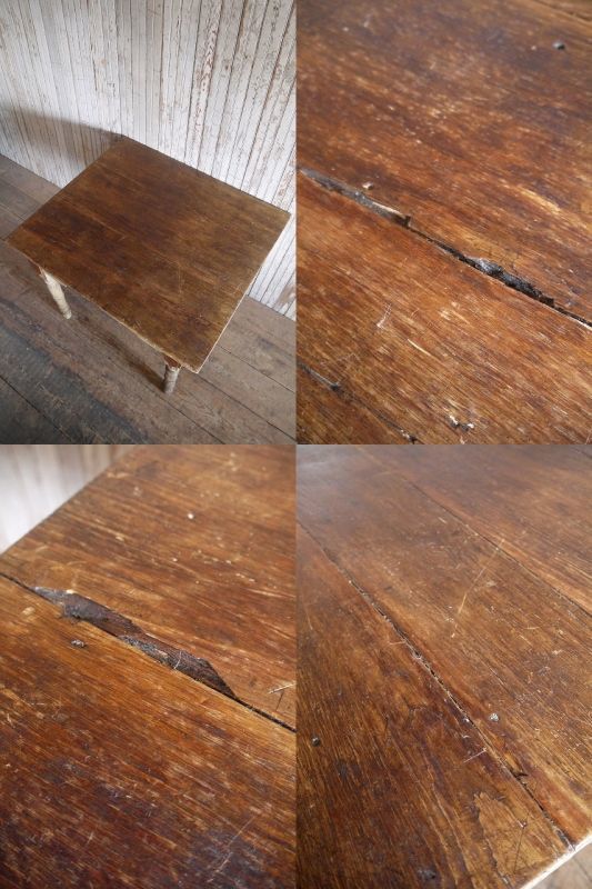 Yahoo!オークション - アンティークウッドテーブル [aft-329]検アメリ...