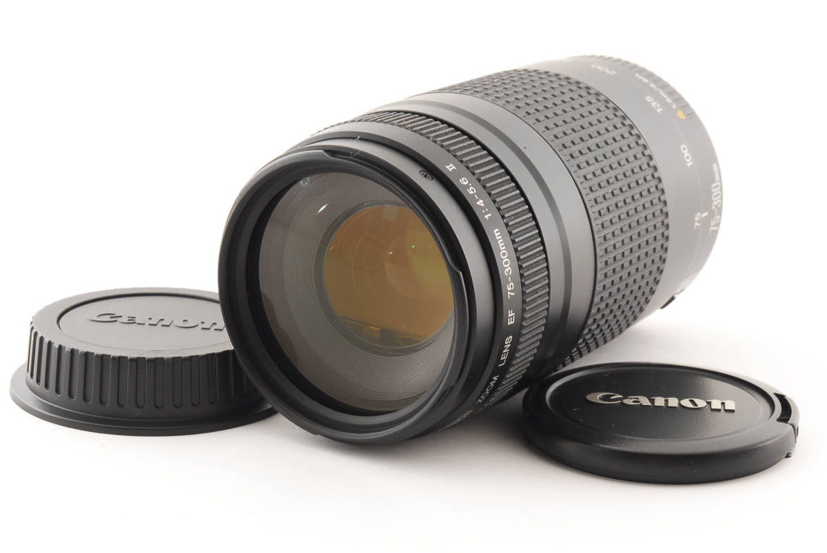 Yahoo!オークション - 【C1816】CANON EF 75-300mm f/4-5.6 II 望遠レ...