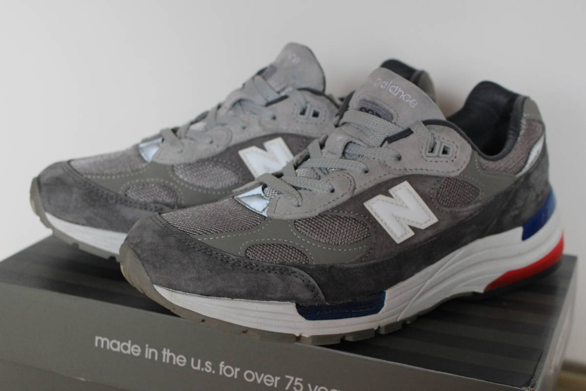 Yahoo!オークション - M992 AG（グレー）ニューバランス m992ag トリコ...