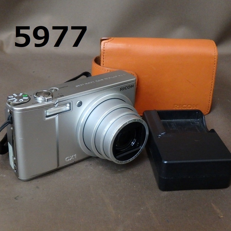 Yahoo!オークション - FK-5977 リコー RICOH CX1 デジカメ 充電器付 通...