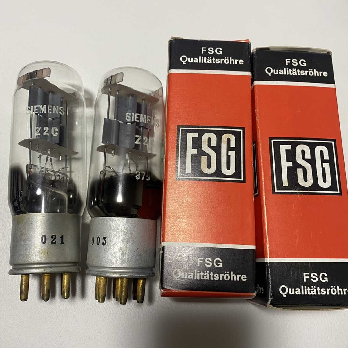 Yahoo!オークション - Siemens シーメンス FSG Z2C 真空管 2本セット ...