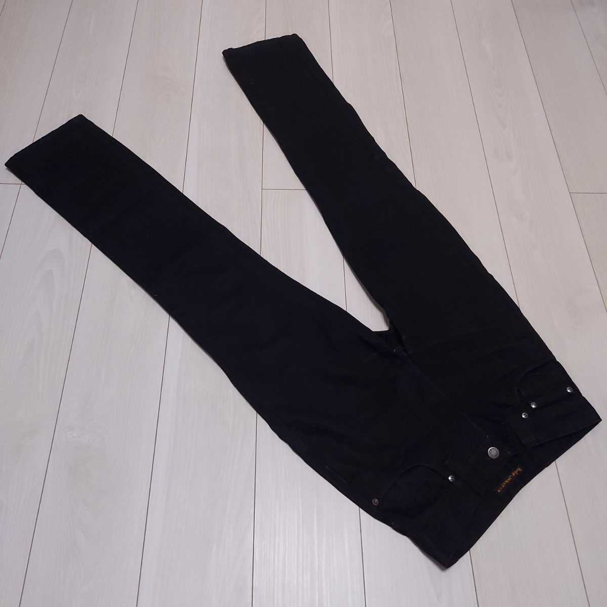 Nudie Jeans ヌーディージーンズ SLIM JIM/ORG DRY BLACKデニム Nudie Jeans ヌーディージーンズ SLIM JIM/ORG DRY BLACKデニム