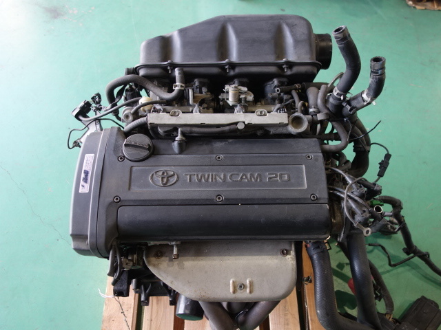 Yahoo!オークション - AT210 AE111 エンジン ECU付き 4A-G 4AG 5バルブ...