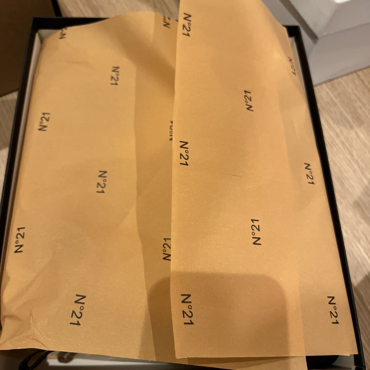 ヌメロヴェントゥーノ n°21 ロゴ ブーツ(22.5cm)|売買された ヌメロヴェントゥーノ n°21 ロゴ ブーツ(22.5cm)|売買された