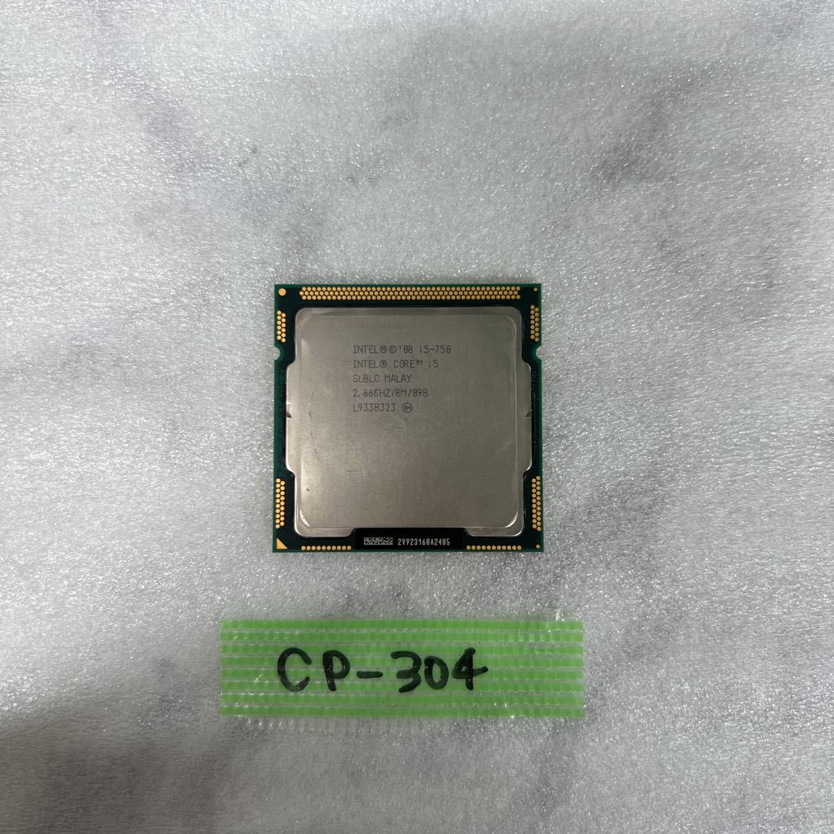 Yahoo!オークション - CP-304 激安 CPU Intel Core i5 750 2.66GHz SLB...