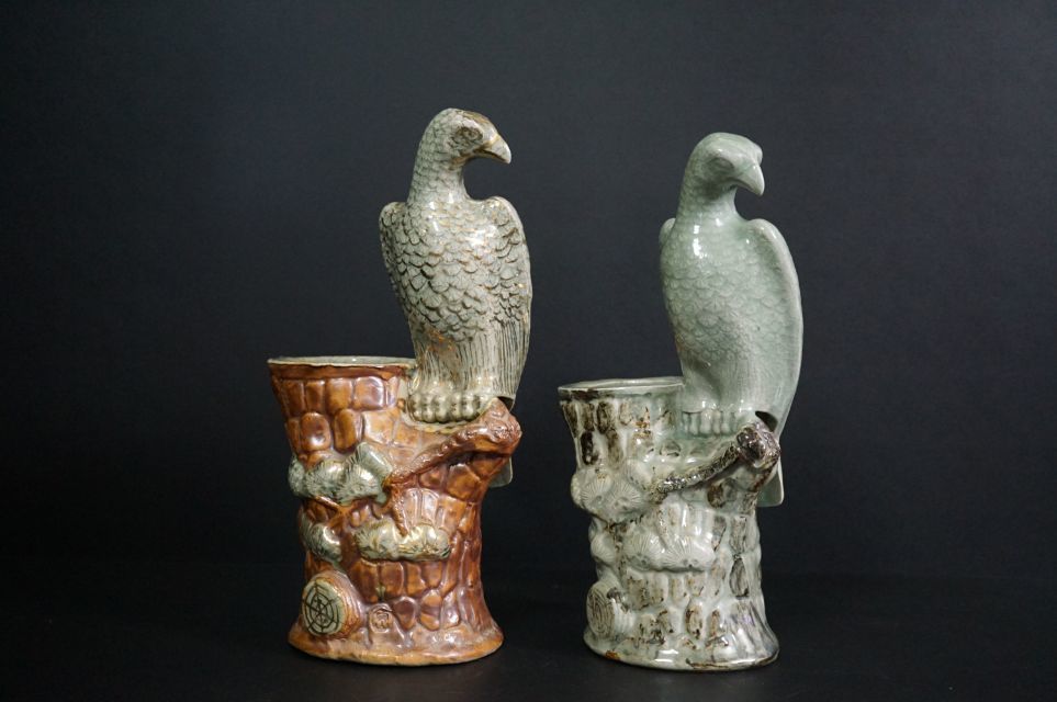 c637 相馬焼 貞山 銘 鷹 彫刻 壷 高34cm 2点1対 花瓶 大堀相馬(その他)｜売買されたオークション情報、yahooの商品情報をアーカイブ公開 - オークファン（aucfan.com）
