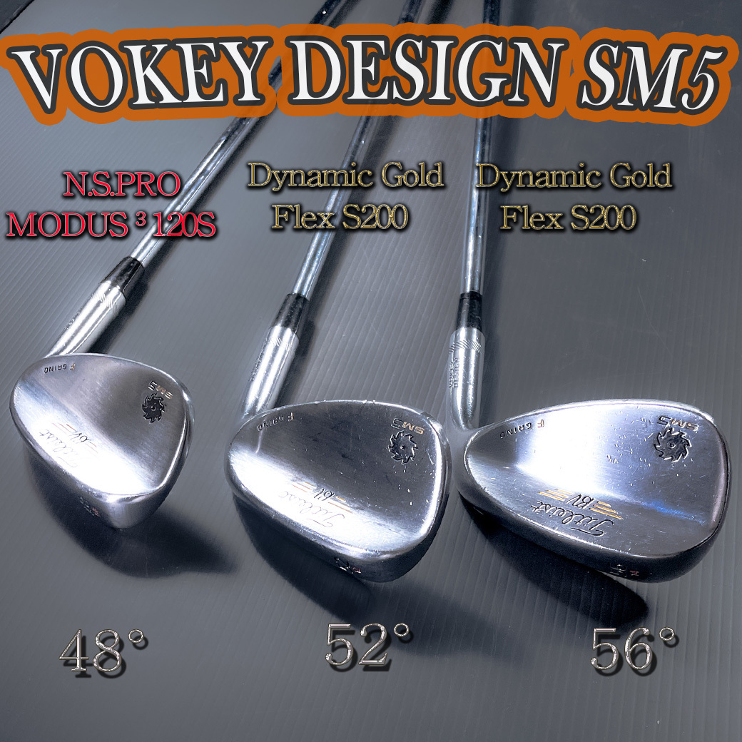 Yahoo!オークション - タイトリスト ボーケイ VOKEY SM5 48F08 52F12 5...