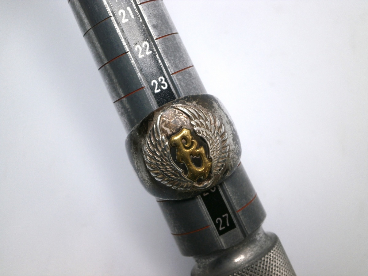 Yahoo!オークション - 矢沢永吉 リング シルバー925 Yaz Eハネ 25号 EI...