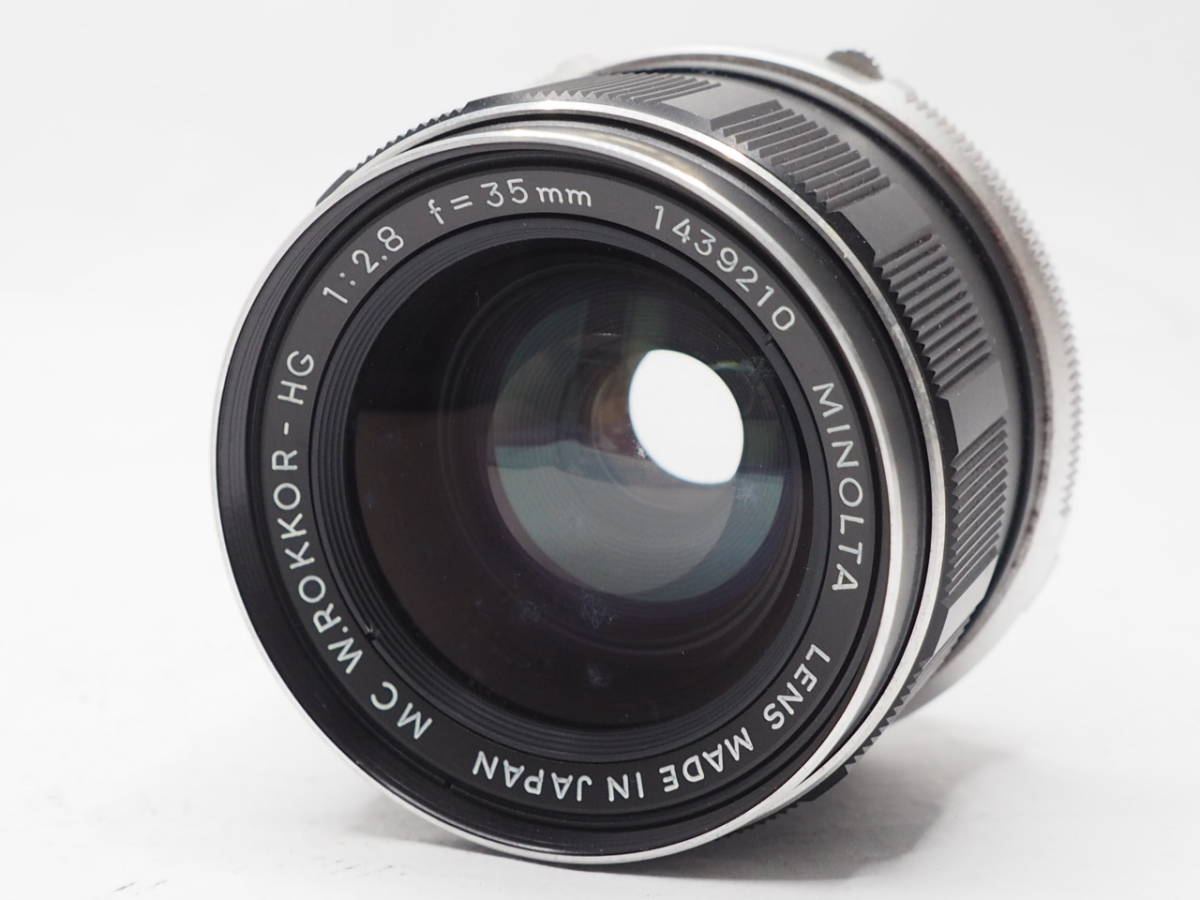 Yahoo!オークション - 良品 MINOLTA ミノルタ MC W.ROKKOR-HG 35mm F2...