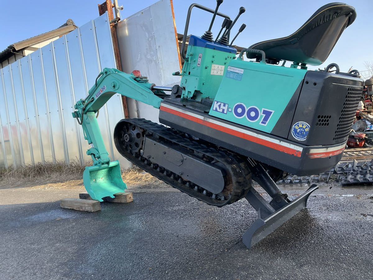 Yahoo!オークション - クボタ KH-007 ミニユンボ 油圧ショベル ブレー...