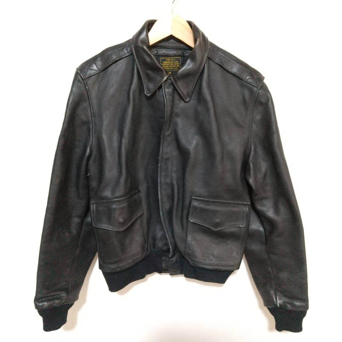 Yahoo!オークション - S980 VANSON A-2 サイズ 38（S～M位） TALONジッ...