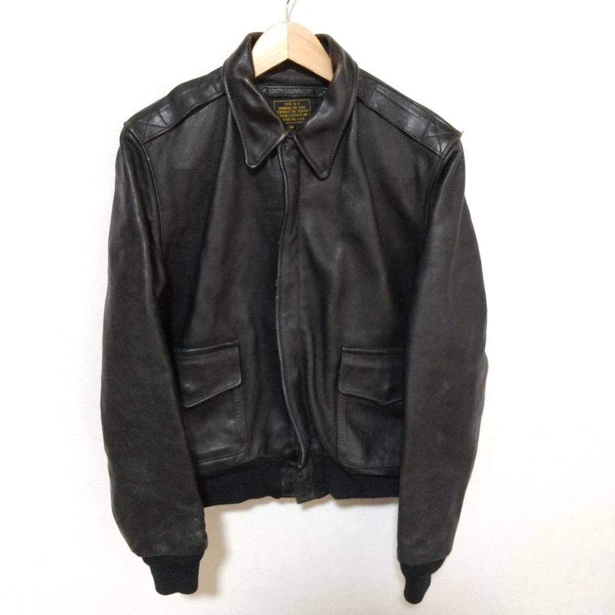 Yahoo!オークション - S980 VANSON A-2 サイズ 38（S～M位） TALONジッ...