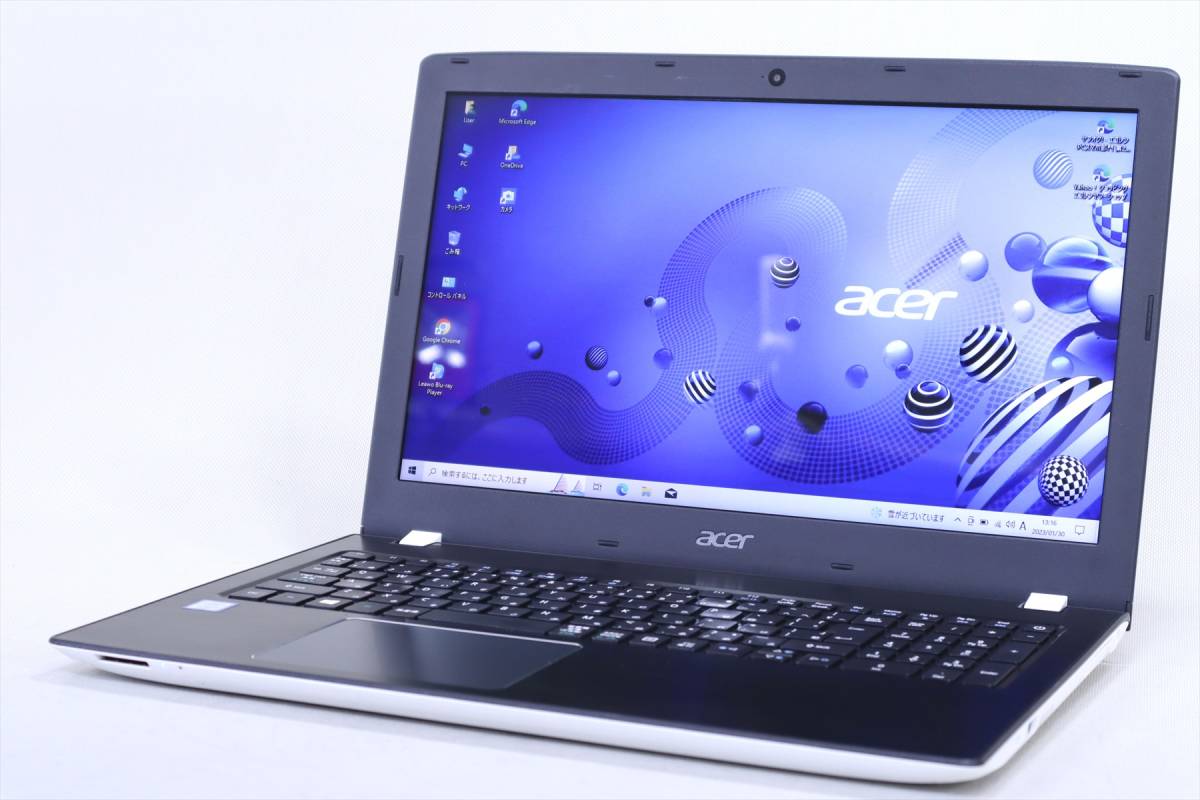 即配 クールなシンプルデザイン Acer Aspire E15 E5-575-N54G/W Core i5-6200U 8G 1TB Win10 Bluetooth(ノートブック、ノート ...