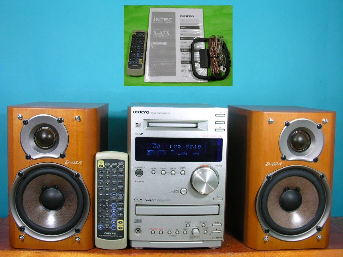 Yahoo!オークション - 即決 Onkyo高級コンポ FR-155AX・スピーカーD-02...