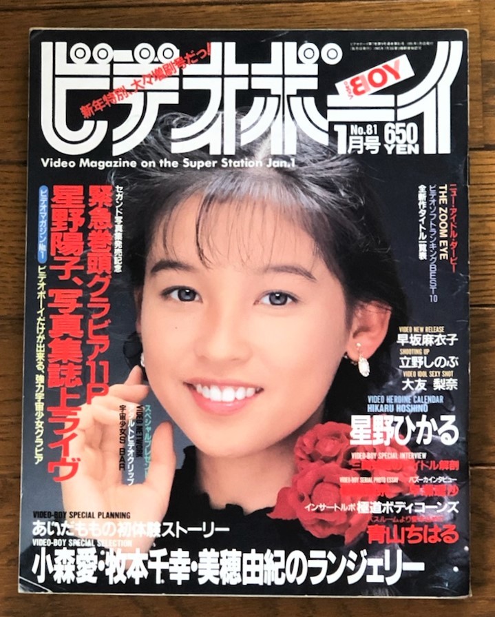 ビデオボーイ 1991年1月号no 81 星野ひかる 早坂麻衣子 青山ちはる 他中古のヤフオク落札情報