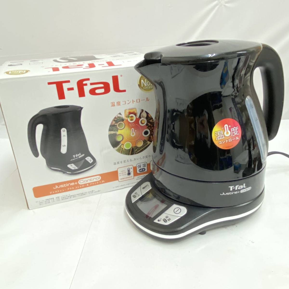 Yahoo!オークション - 【お買い得】 T-fal 電気ケトル Justine+ Contro...