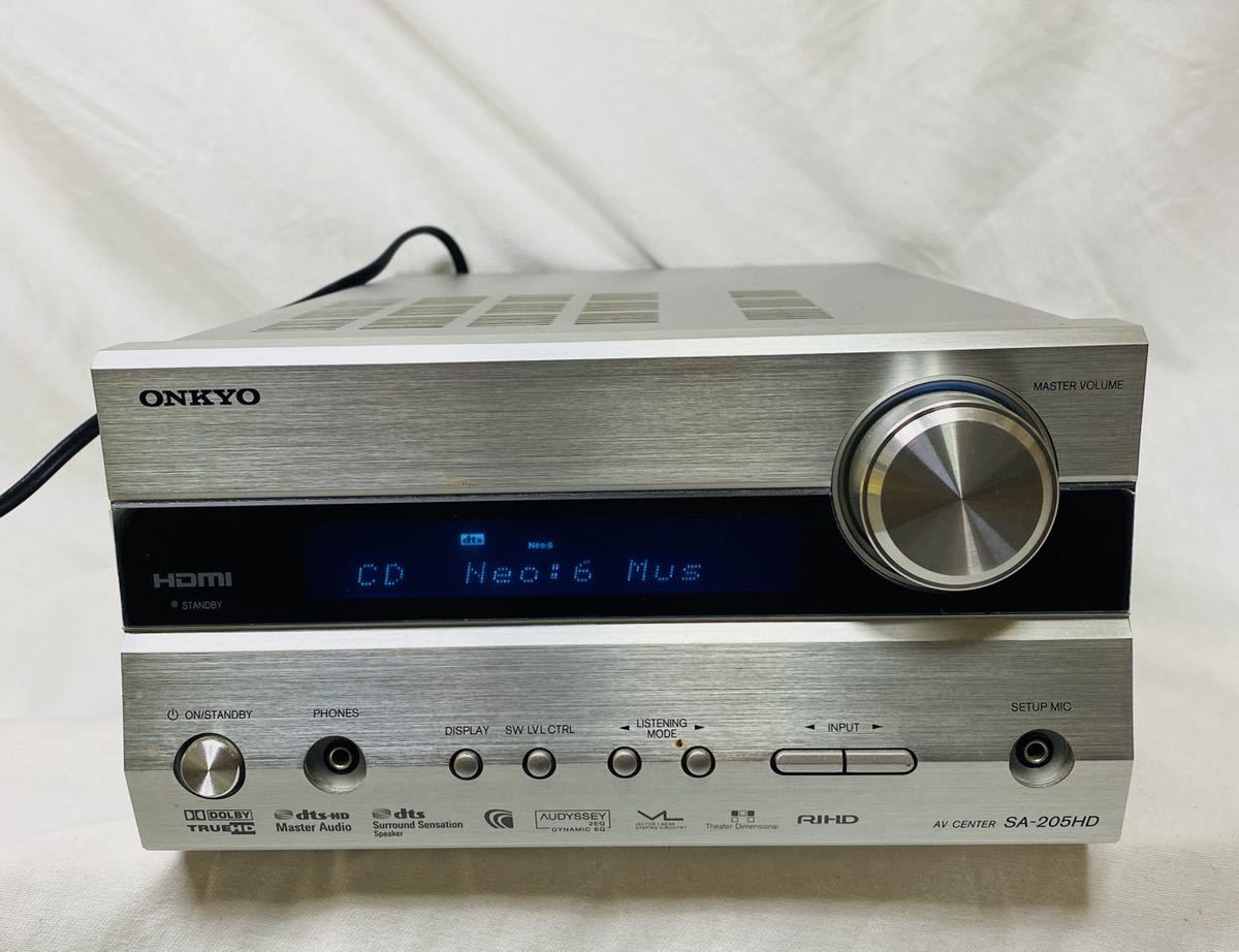 Yahoo!オークション - 【動作OK】ONKYO AVセンターSA-205HD 取説付属
