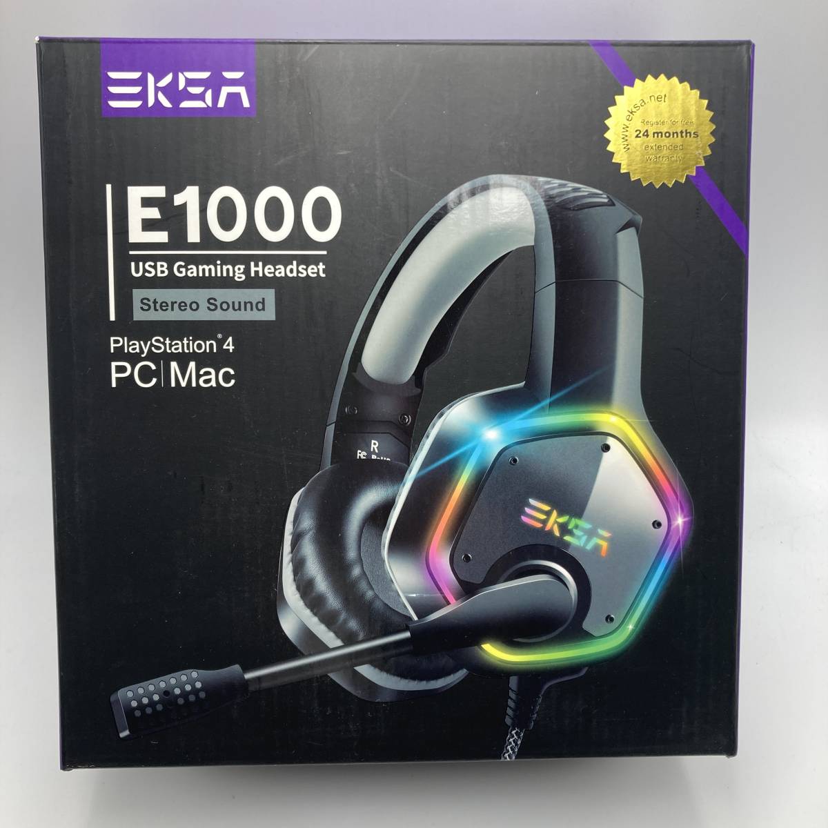 Yahoo!オークション - 【美品】EKSA E1000 USBゲーミングヘッドセット/...