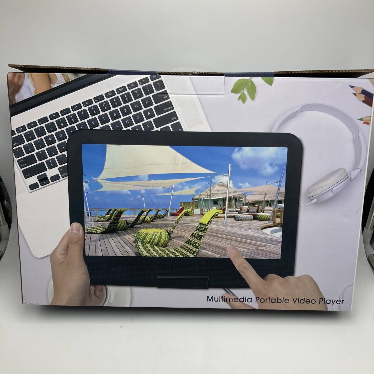 Yahoo!オークション - 【訳あり】YOOHOO ポータブルDVDプレイヤー/Y258...