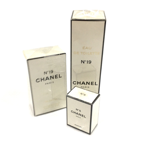 Yahoo!オークション - 新品 シャネル N°19 PARFUM 6ml / EDT 100ml 他...