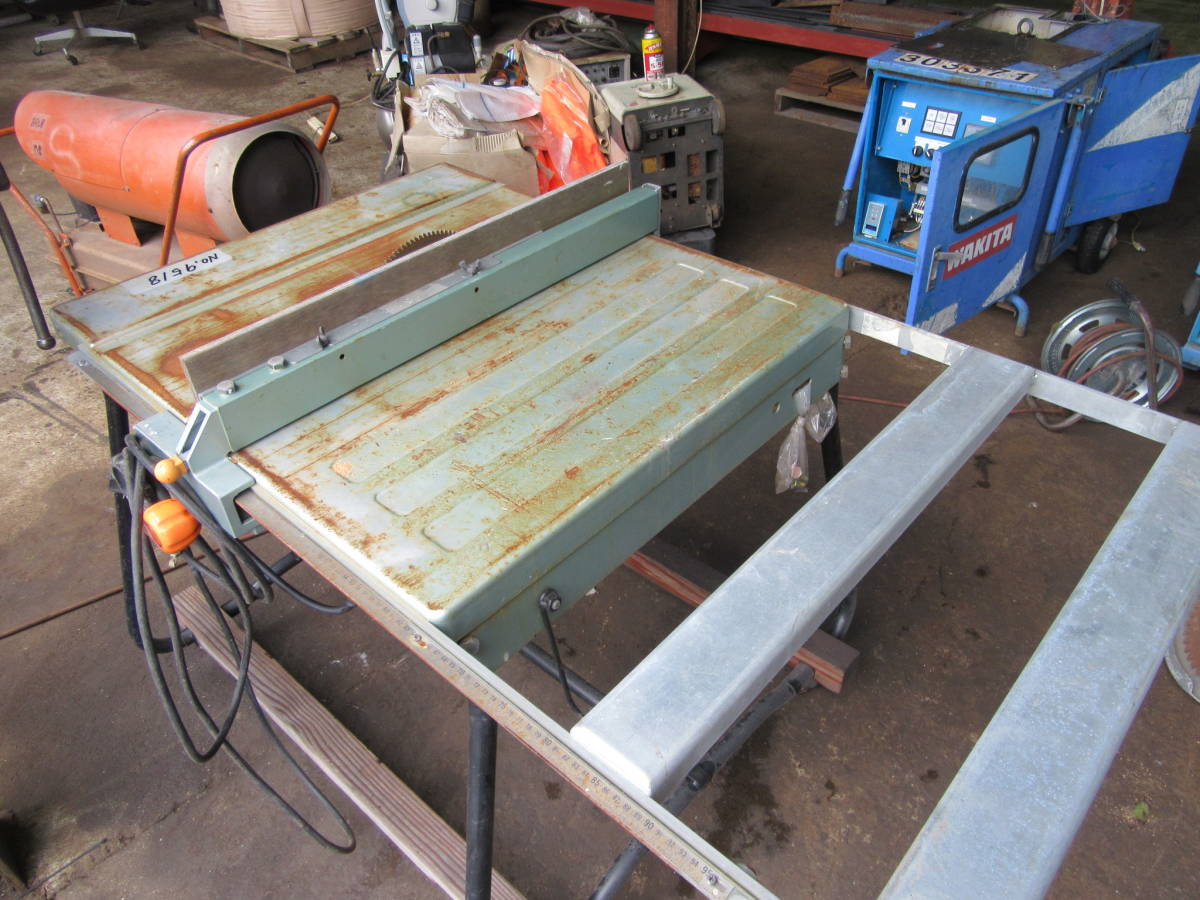 Yahoo!オークション - 油谷 №9518 卓上丸ノコ盤 テーブル丸鋸 日立 C1...