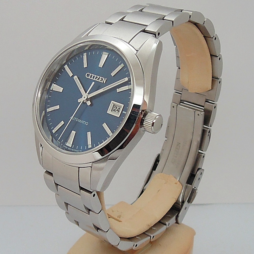 SS CITIZEN シチズン 9011-S125804 3針デイト付き裏スケ自動巻き SS CITIZEN シチズン 9011-S125804 3針デイト付き裏スケ自動巻き
