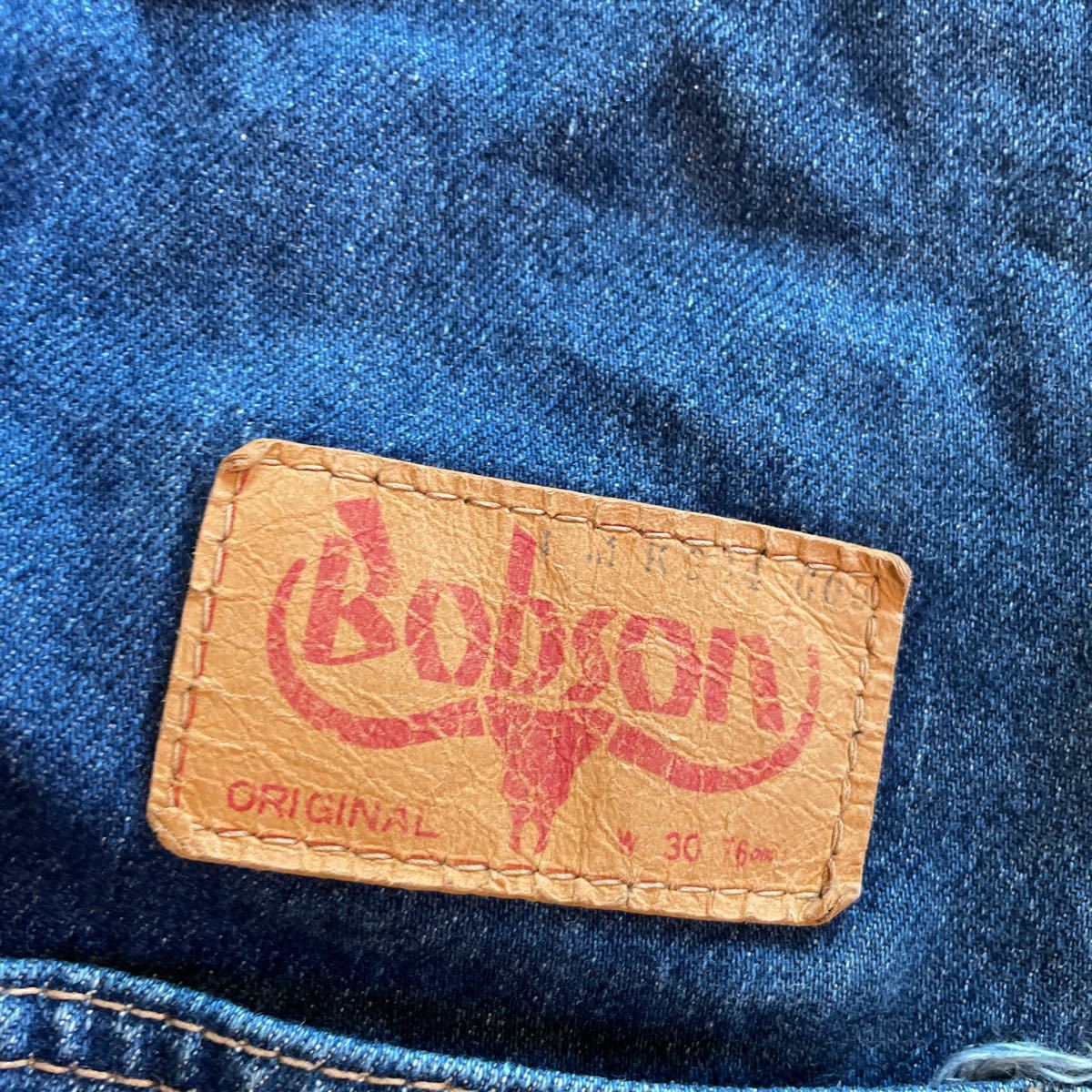 Yahoo!オークション - BOBSON デニムオーバーオール W30