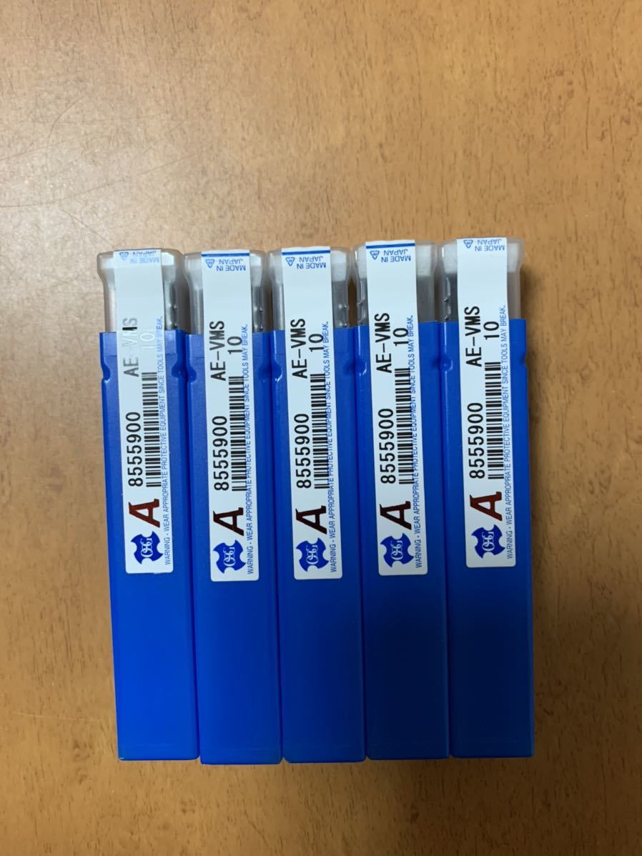 Yahoo!オークション - Osg 超硬エンドミル D10 AE-VMS10 5本セット ミ...