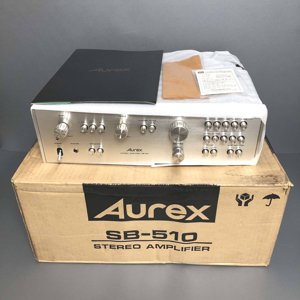 Yahoo!オークション - L【現状販売品】Aurex プリメインアンプ SB-510 ...
