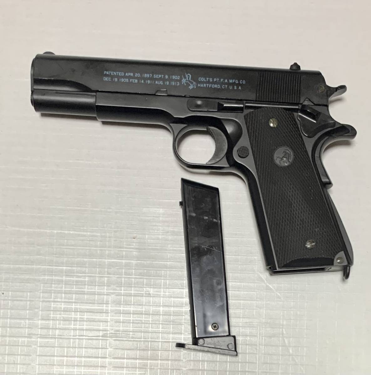 ヨネザワ コルトガバメント M1911 A1 エアーソフトガン ヘビーウエイトモデル エアガン |売買されたオークション情報、yahooの商品