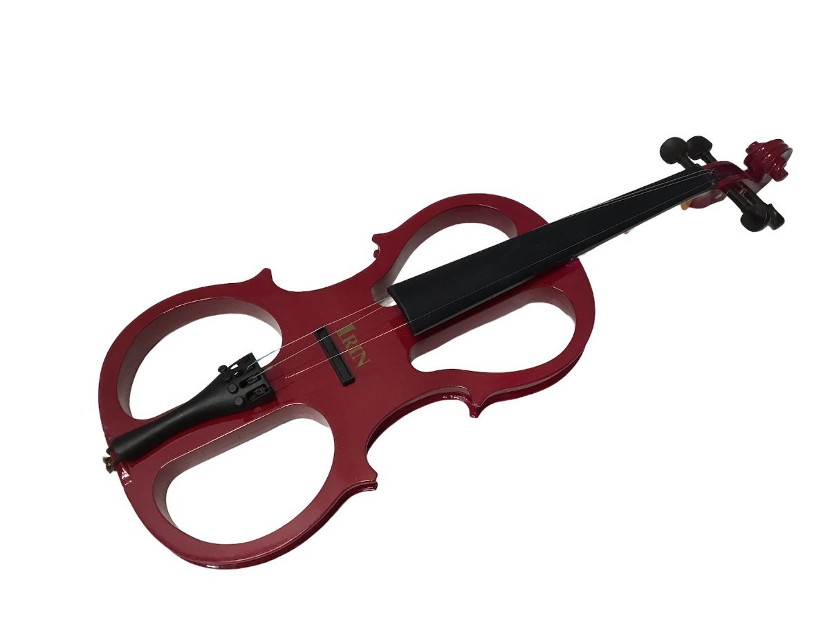 Yahoo!オークション - IRIN 電子バイオリン フィドル(レッド) 弦楽器 ...