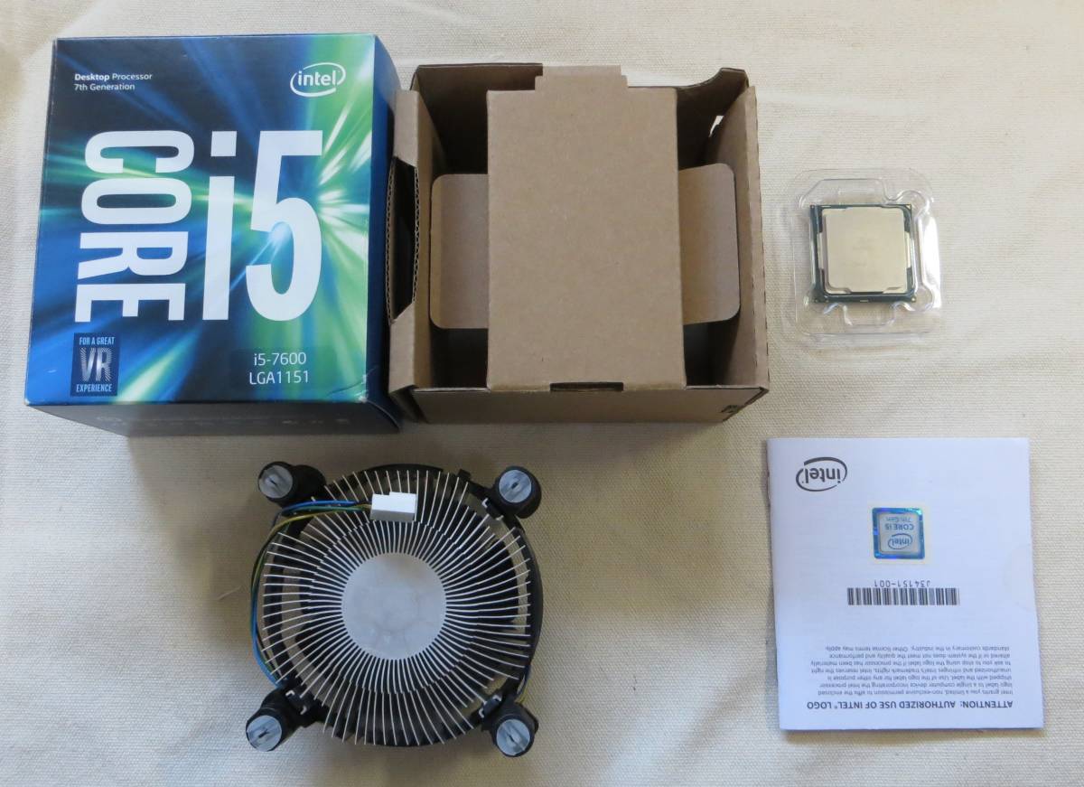 Yahoo!オークション - INTEL CORE i5 i5-7600 SR334 3.5GHZ