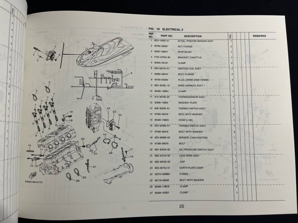 Yahoo!オークション - MJ-VX ’11 F2NG 6BUK 6BU2 ヤマハ マリンジェッ...