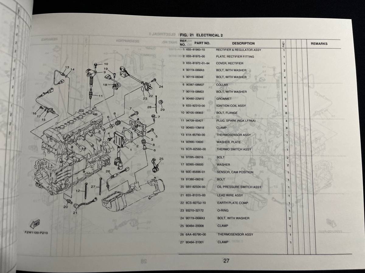 Yahoo!オークション - MJ-VX Cruiser HO ’16 F4E1 6FGA 6FG1 ヤマハ ...