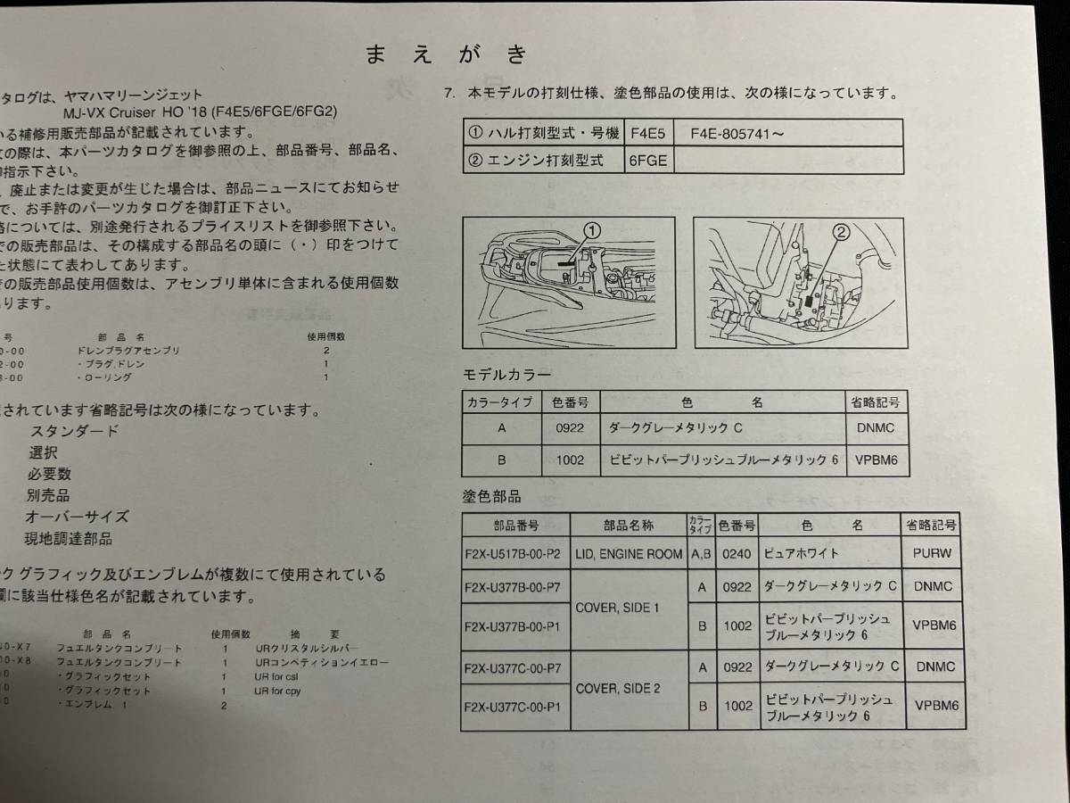 Yahoo!オークション - MJ-VX Cruiser HO ’18 F4E5 6FGE 6FG2 ヤマハ ...