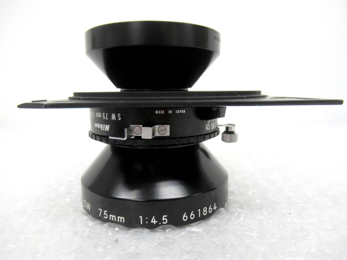 Yahoo!オークション - 【Nikon/ニコン】子⑤120//NIKKOR-SW 75mm 1 4.5